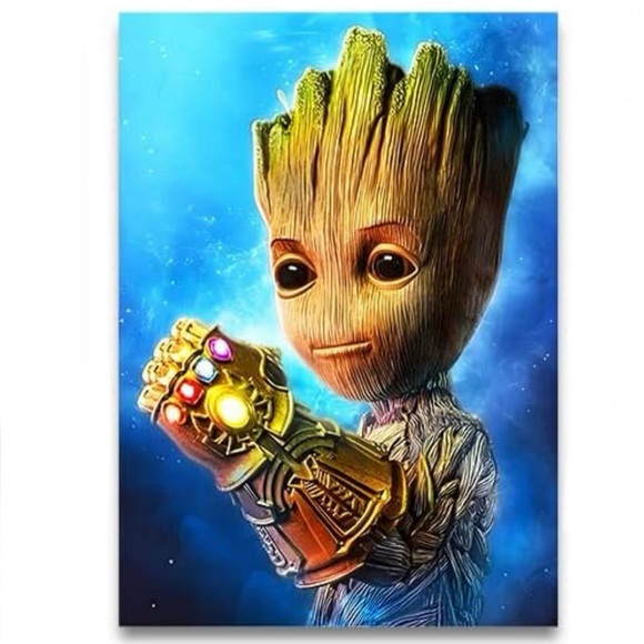 tiffclosetfinds | Art | 5d Diamond Art Painting Craft Kit Groot ...